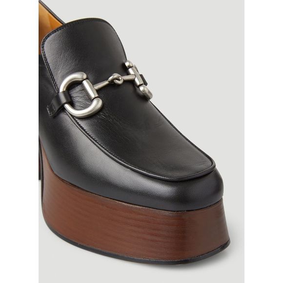 Gucci | Shoes | Gucci Horsebit Platform Loafers In Black | Poshmark